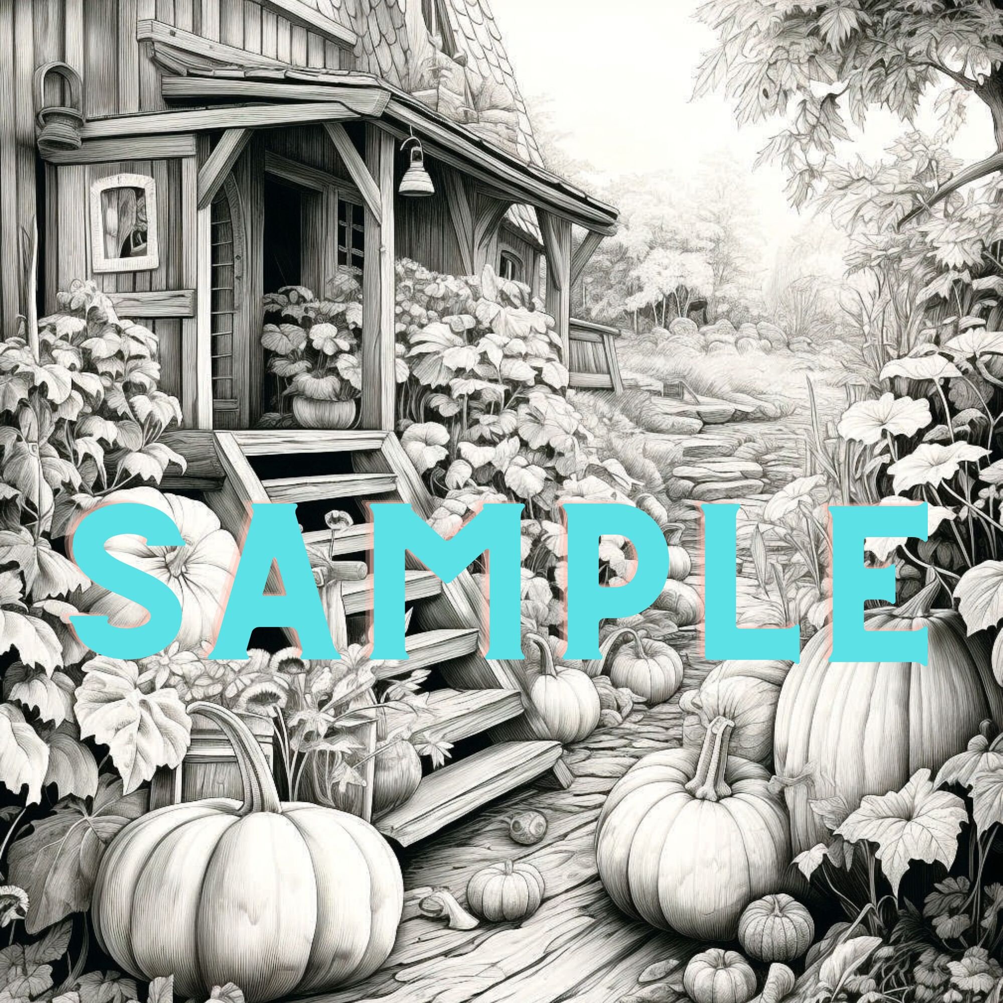 Floral Panels - 50 AI Grayscale Coloring Pages - Etsy