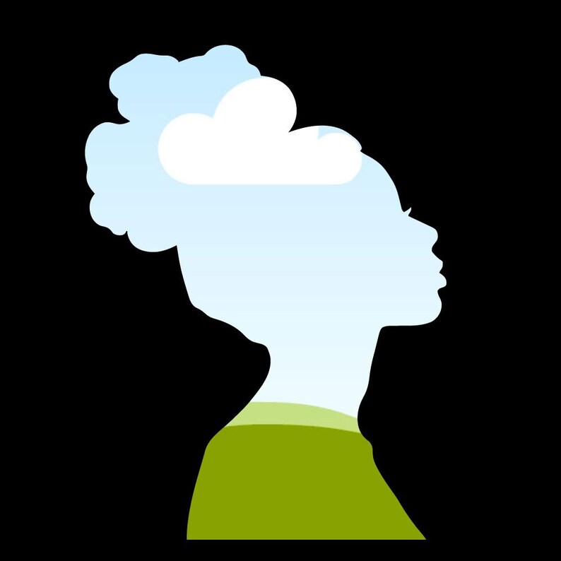 Canva Frames-black WOMEN PORTRAITS-10 Editable Drag & Drop Silhouette ...