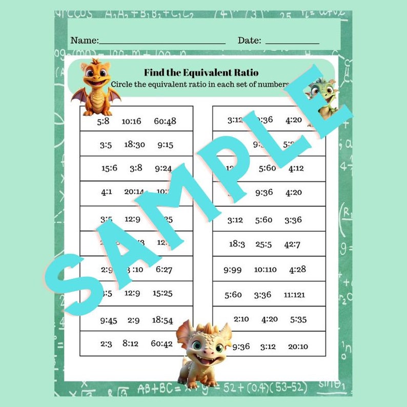 PROPORTIONS And EQUIVALENT Ratios 6th Grade Math Worksheets For Middle PROPORTIONS And EQUIVALENT Ratios 6th Grade Math Worksheets For Middle