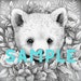 BOHO ANIMALS - 50 Grayscale Coloring Pages - Etsy