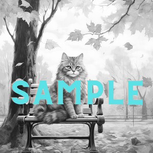 The Coming of Fall-50 Grayscale Coloring Pages - Etsy