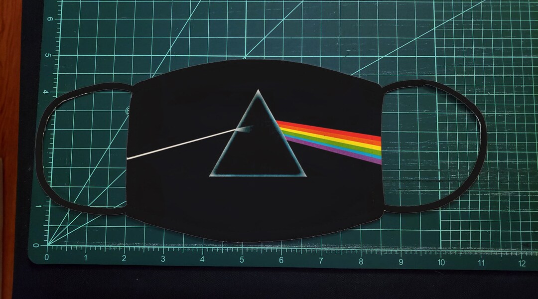 Darkside of the Prism Facemask - Etsy