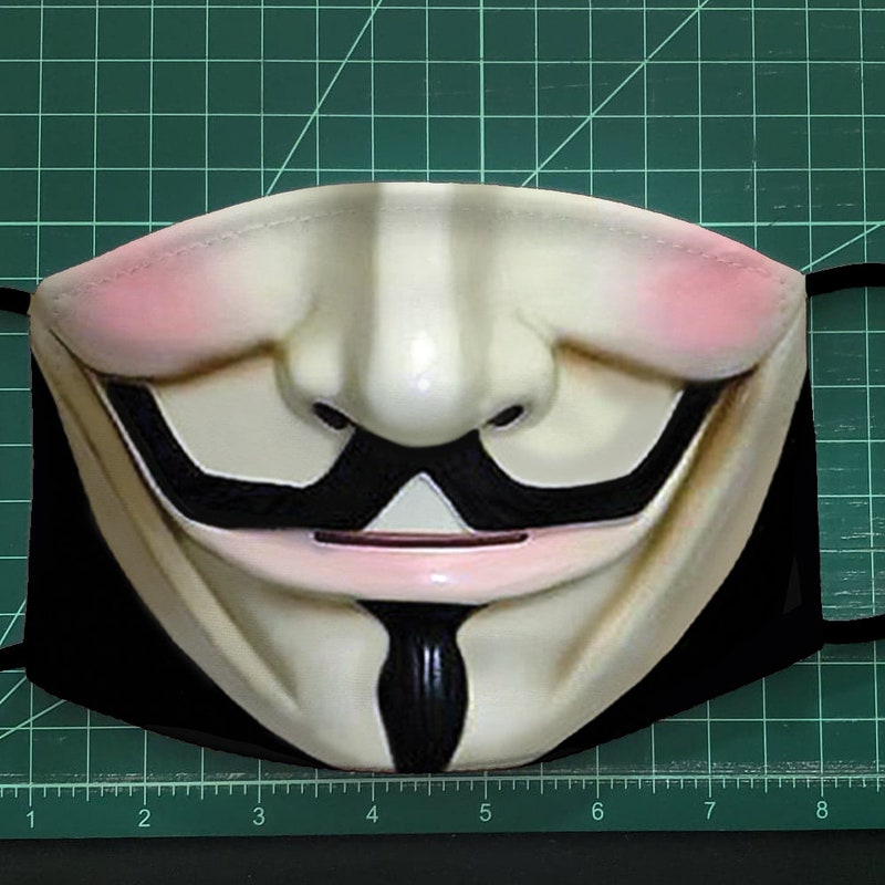 V for Vendetta Mask - Etsy
