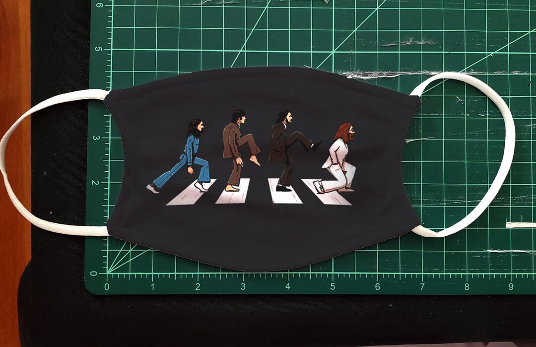 Beatles Silly Walks on Abbey Road Facemask - Etsy