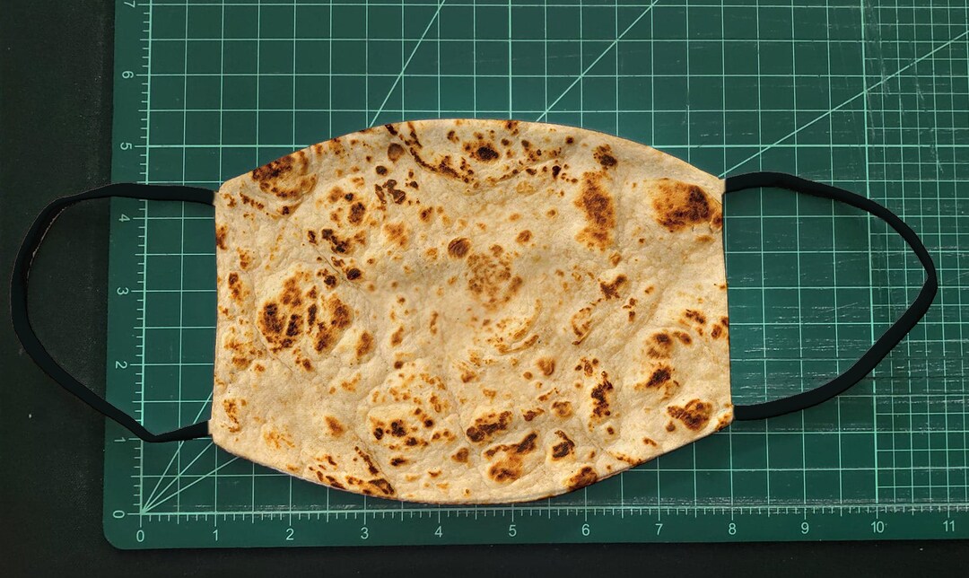 Flour Tortilla Facemask - Etsy