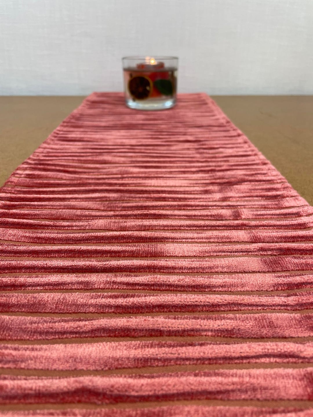 128 Cm Long Christmas Red Table Red Table Decor - Etsy