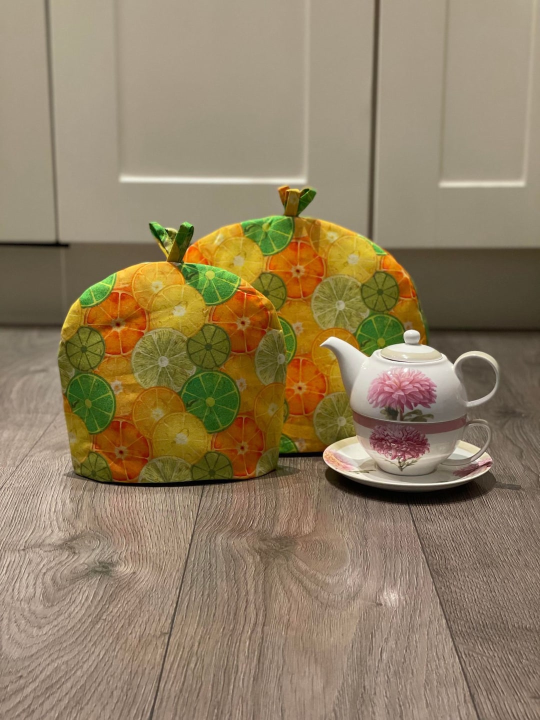 TEA COSY. Teapot Cover for a Retro Kitchen Lemon Lime Grapefruit - Etsy