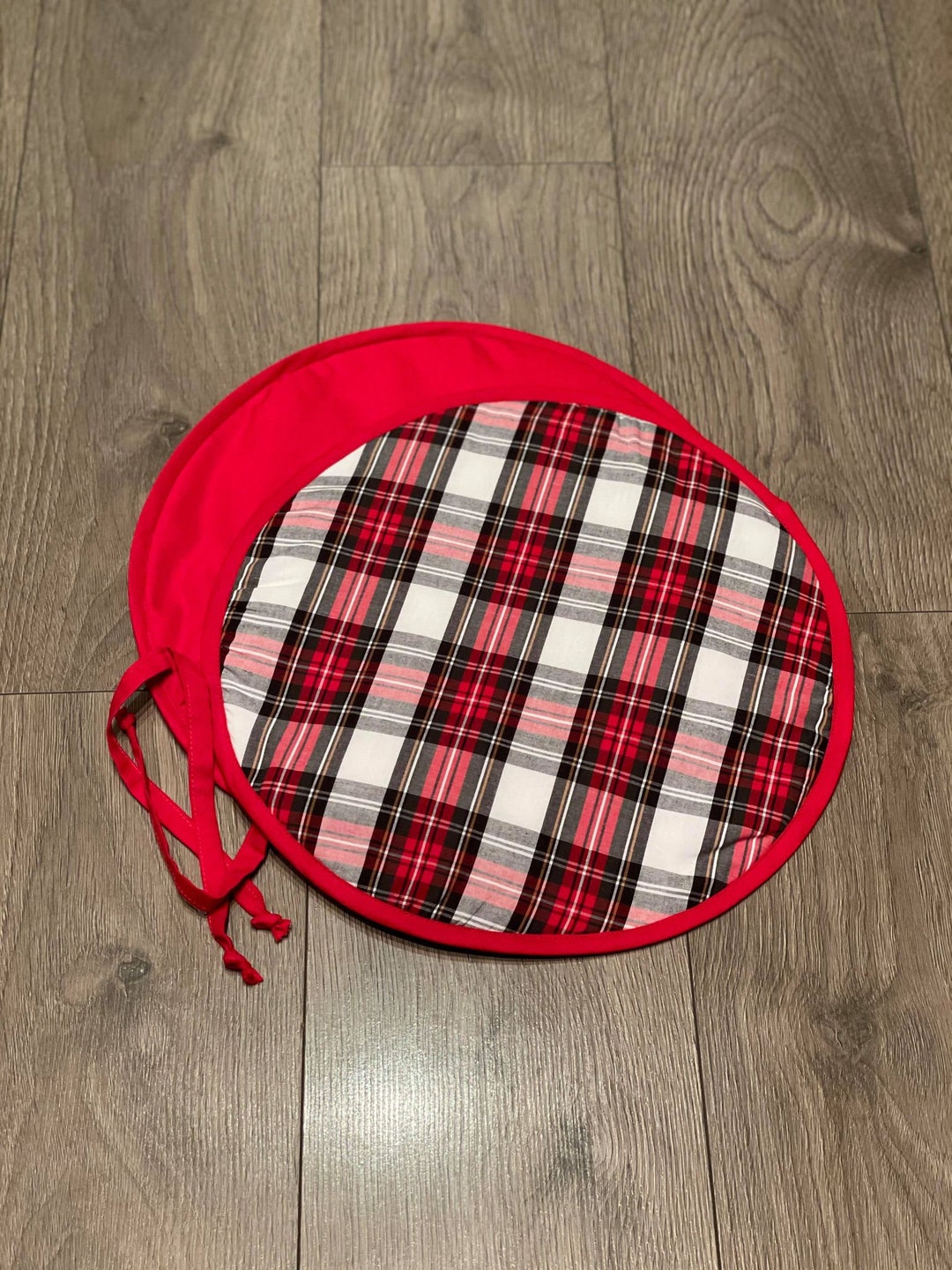 Aga Hob Tap Mat Pad Round Hob Cover con correas WHITE ROYAL STEWART ...