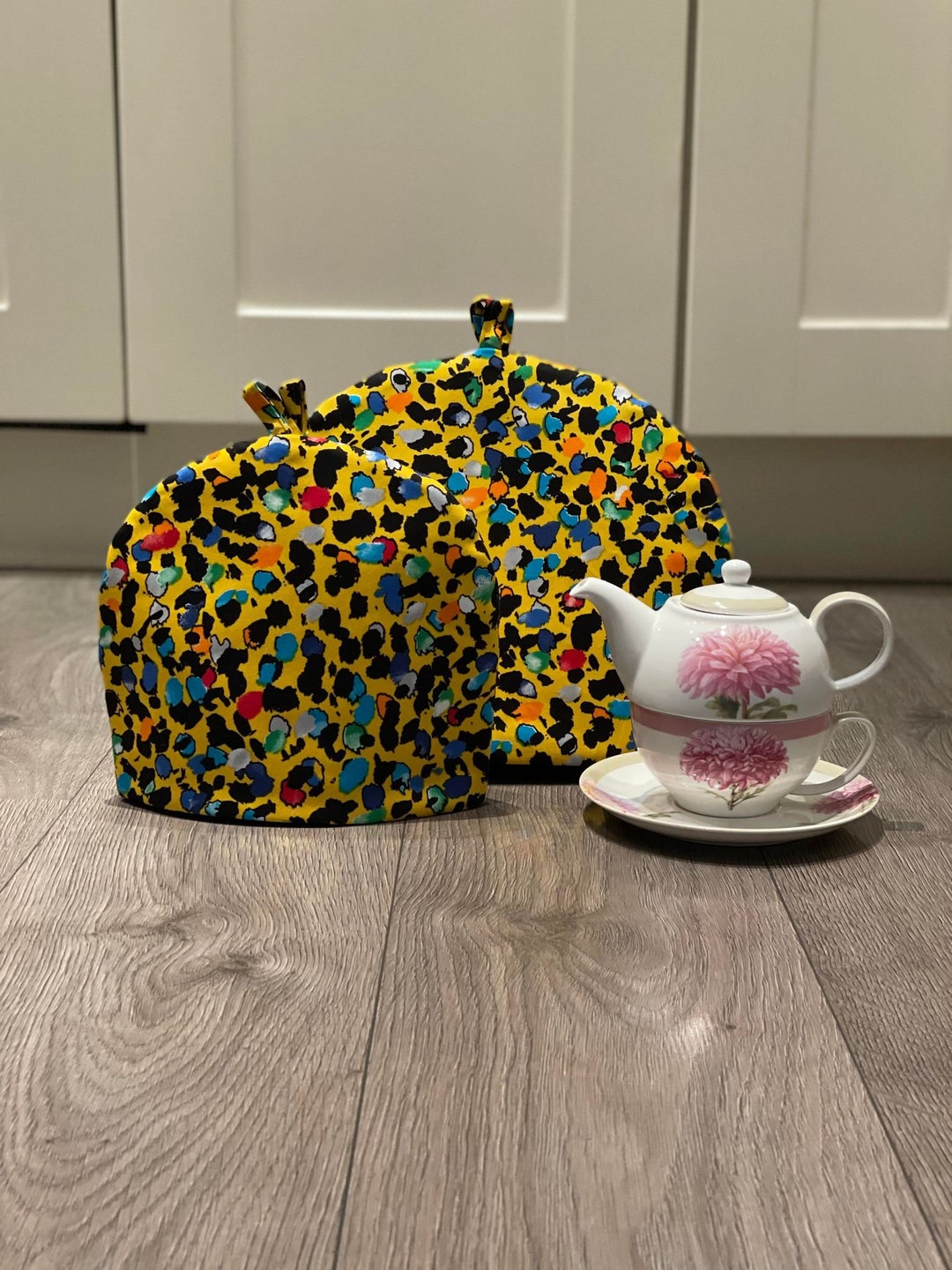 TEA COSY. Teapot Cover for a Retro Kitchen Animal Print Leopard Print ...