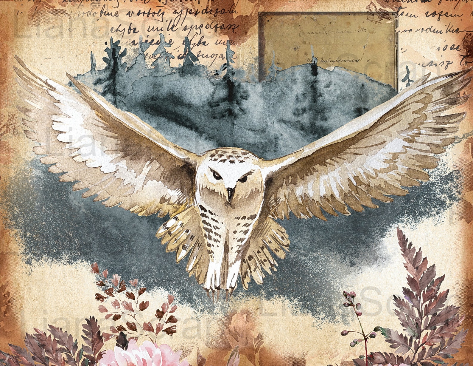 School of Magic Junk Journal Digital Kit Printable, Wizard Digital ...