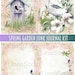 Spring Garden Junk Journal Digital Kit Printable, Spring Flowers and ...