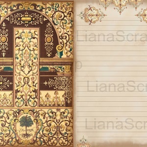 Old Time Charm Junk Journal Digital Kit, Printable Collage, Journaling ...