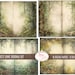 Basic Forest Digital Paper for Junk Journals, Journal Paper With Forest ...