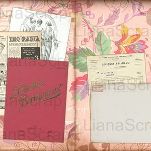 Old Memories Junk Journal Digital Kit, Vintage Wallpaper Printable ...