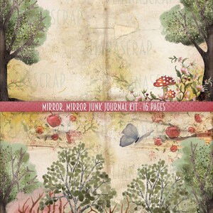 Mirror Mirror Junk Journal Digital Kit Printable, Princess Digital ...