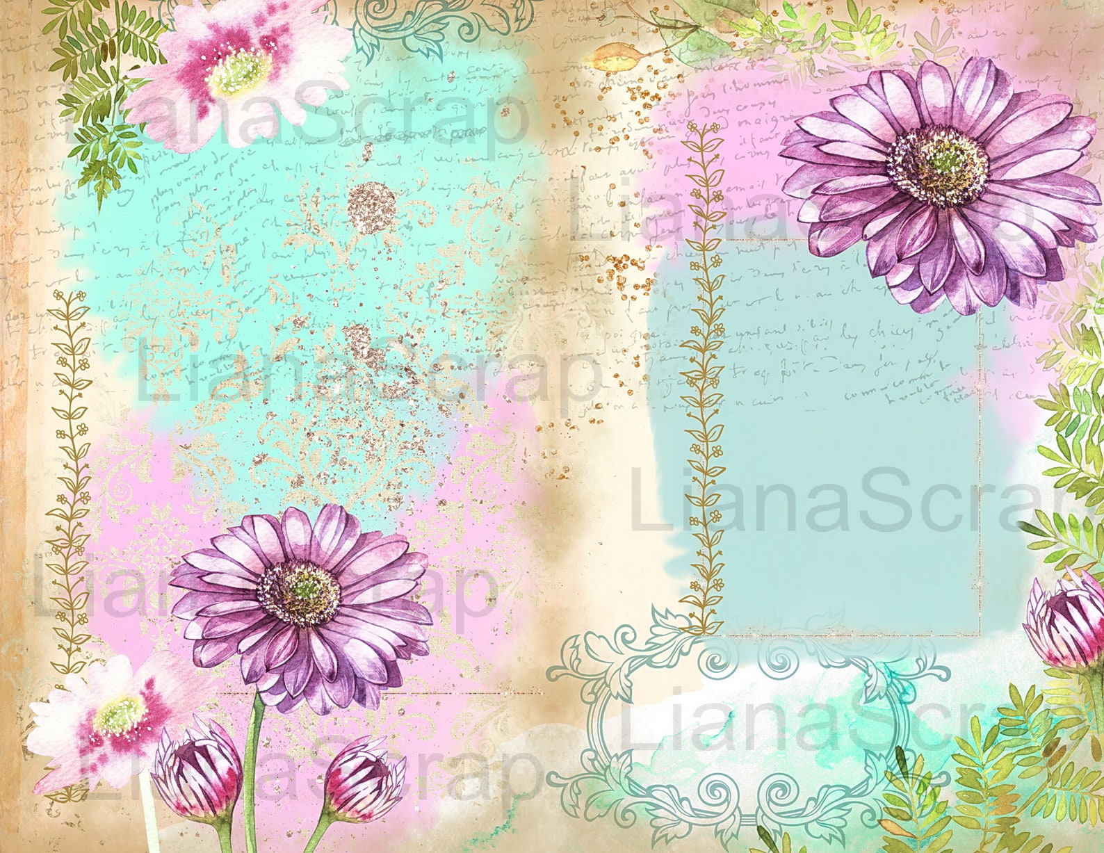 Spring Fling Printable Junk Journal Kit Spring Flowers - Etsy