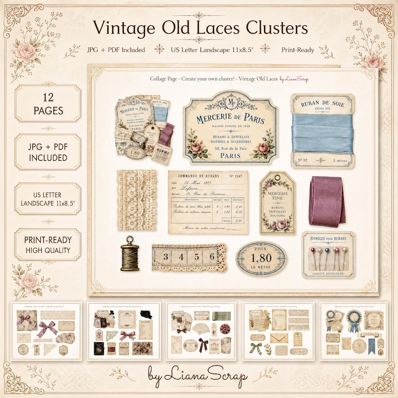 Ribbon Clusters - Etsy
