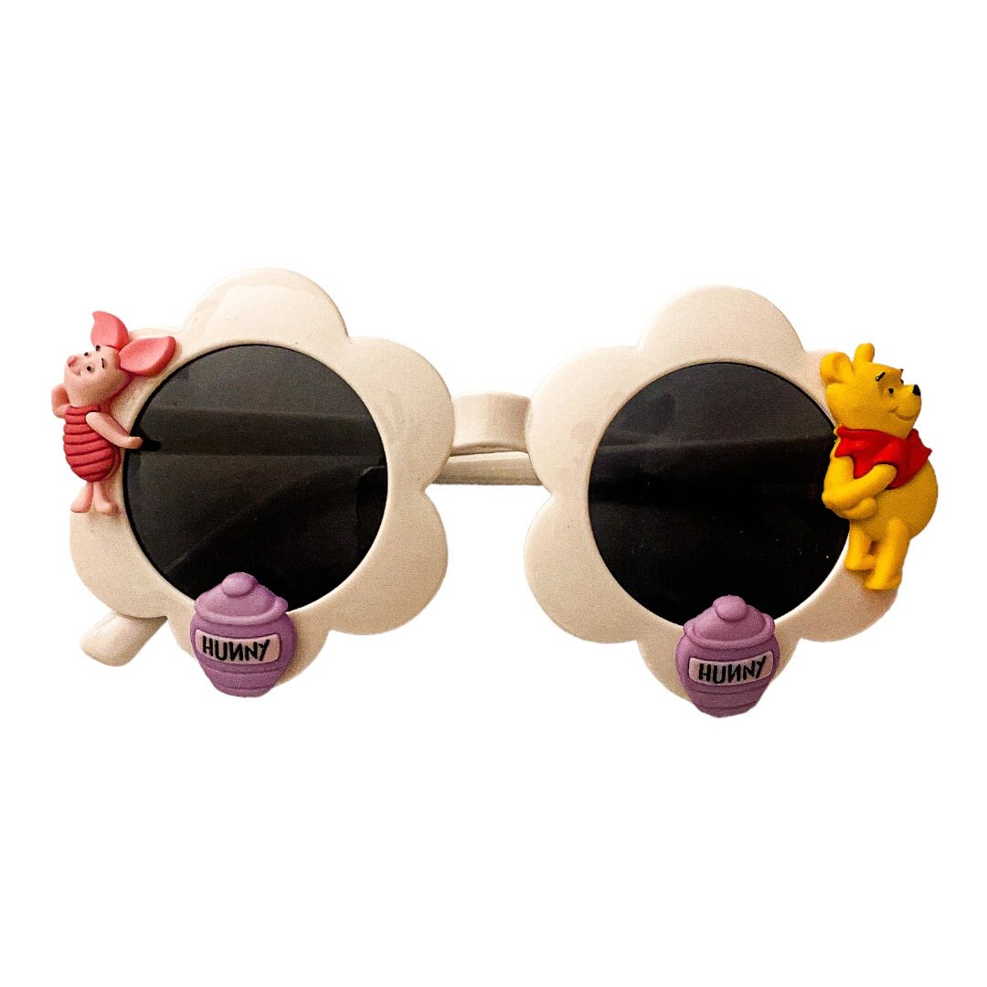 Winnie the Pooh Piglet Honey Pots Kids Colorful Flower Sunglasses ...