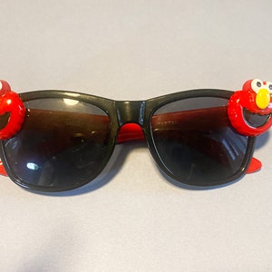Custom Elmo Sunglasses Red and Black for Kids Custom Monster Sunglasses ...
