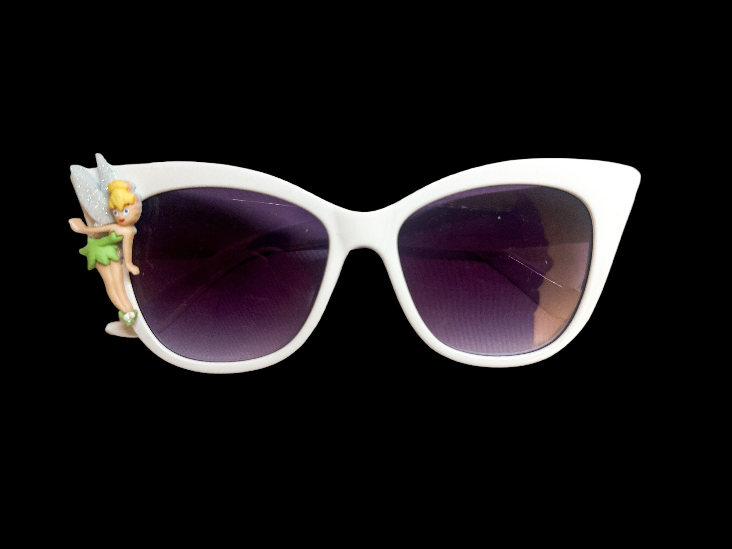 Tinkerbell Womens Sunglasses Classic White Cat Eye Sunglasses Womens ...