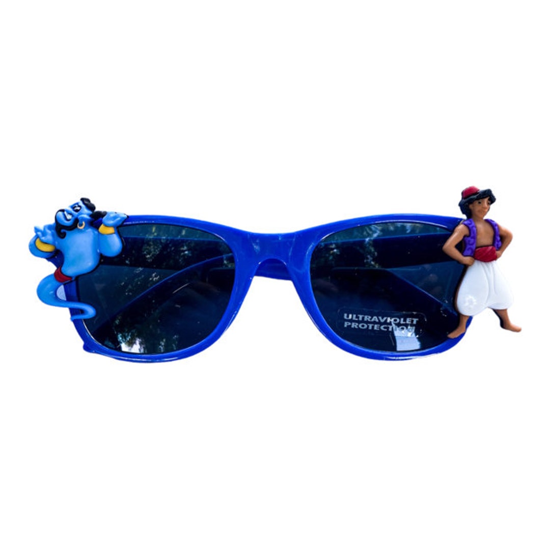 Aladdin & Genie Original Cartoon Blue Sunglasses Aladdin Magical Genie ...