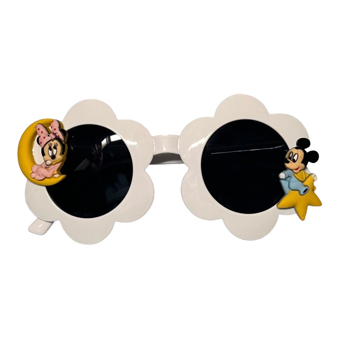 Mickey and Minnie Baby White Sunglasses Custom Minnie Mouse Kids ...