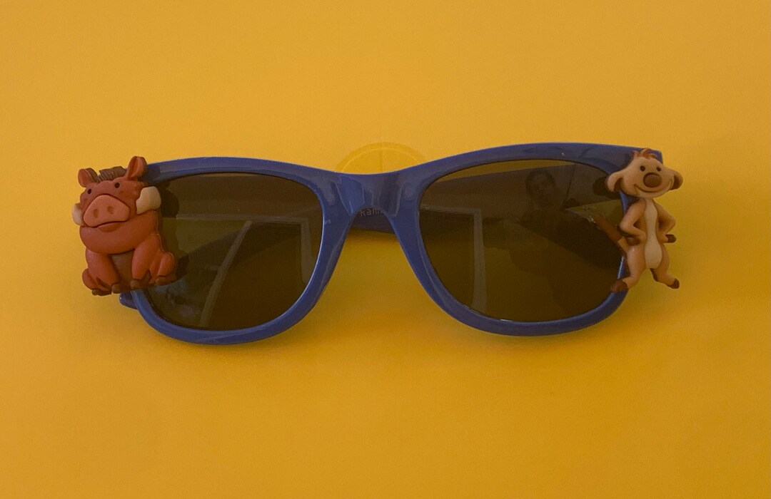 Blue Kids Sunglasses Lion King Timon and Pumba Kids Blue Sunglasses ...