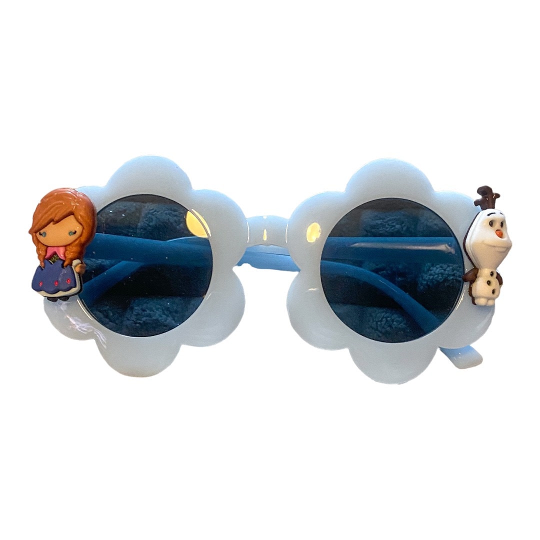 Custom Frozen Anna and Olaf Frozen Sunglasses Flower Kids Character ...