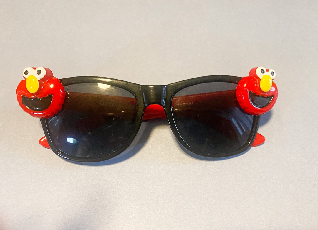 Custom Elmo Sunglasses Red and Black for Kids Custom Monster Sunglasses ...