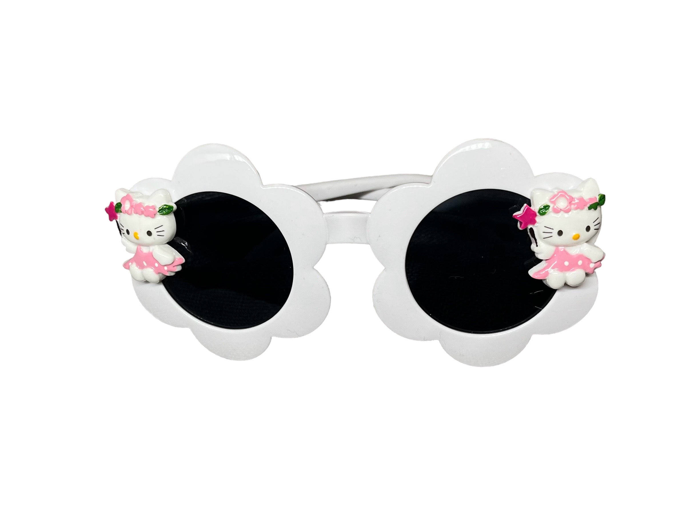 Hello Kitty Sunglasses Custom Flower Kids Sunglasses White Sunglasses ...