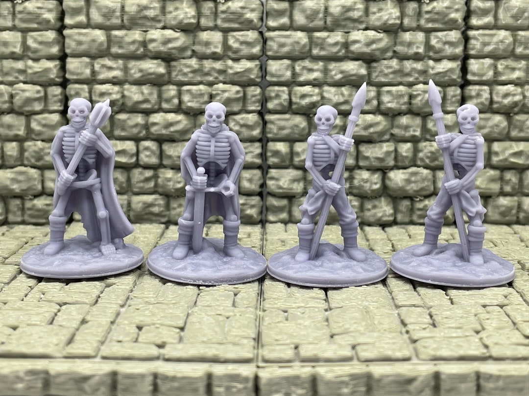 Dragonlock Skeleton Warriors Miniature Set 1 Fat Dragon - Etsy
