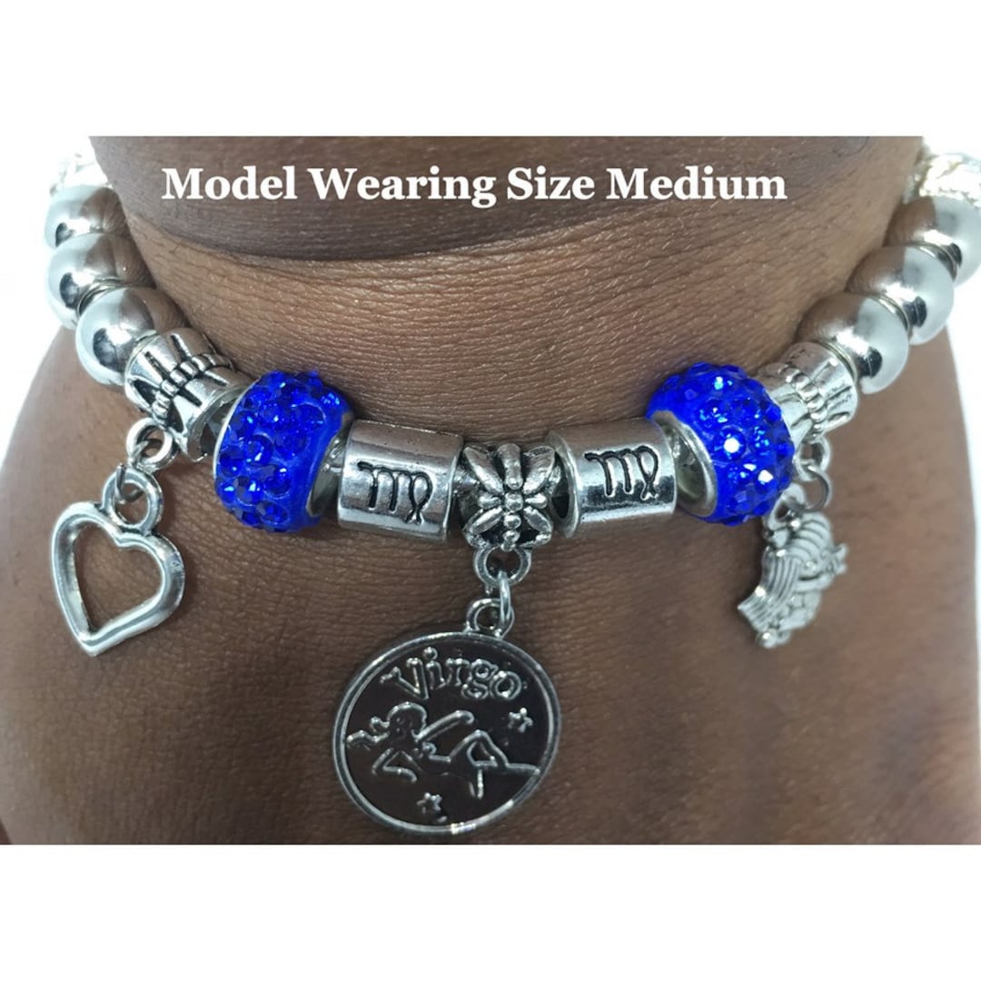 Charm Bracelet Pandora Charm Bracelet Virgo Zodiac Charm Bracelet 12 ...