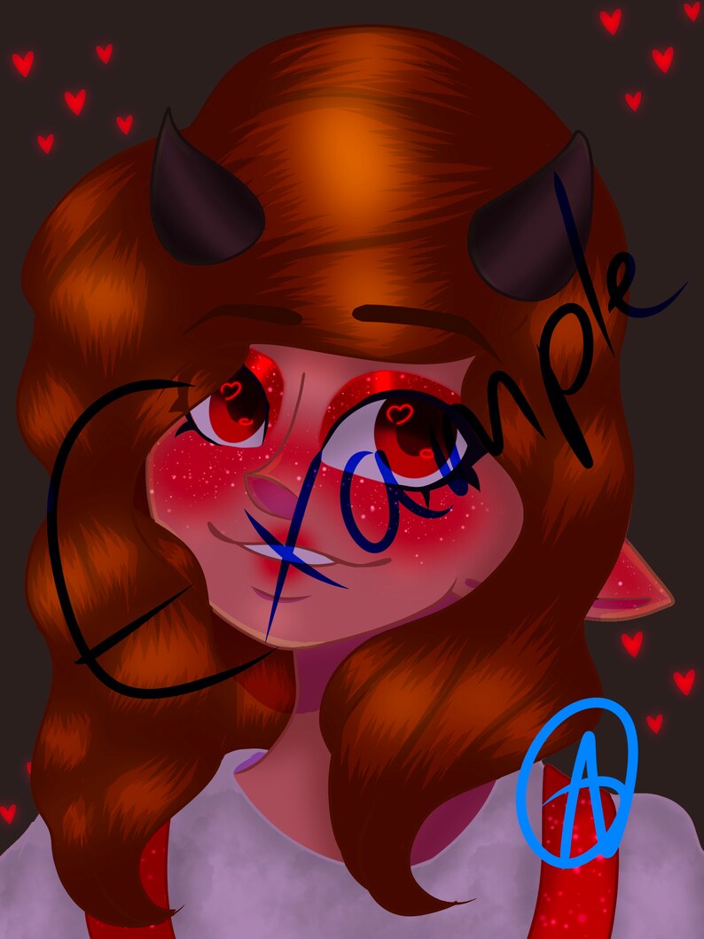 Character Portrait Commission Cute Furry Original - Etsy