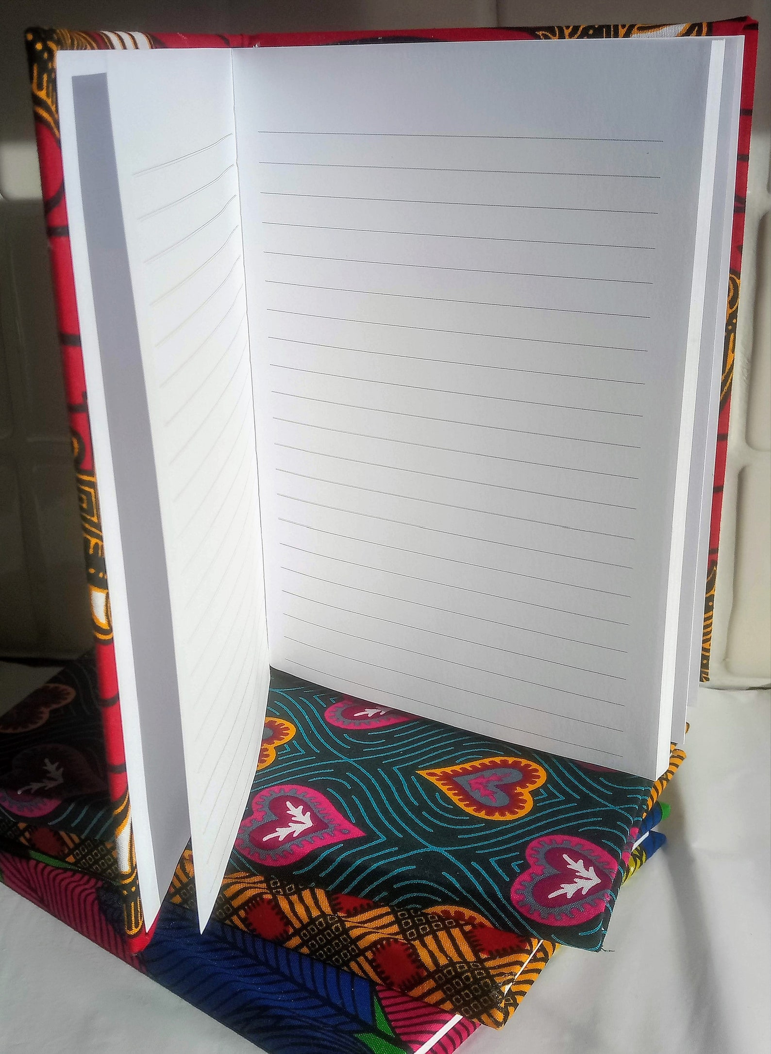 African Print Notebook, Ankara Print/wax A5 Hardcover Notebook, African ...