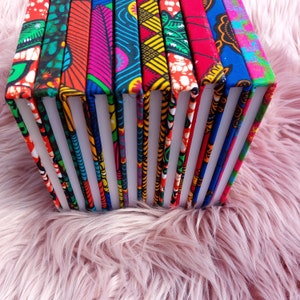 African Print Notebook, Ankara Print/wax A5 Hardcover Notebook, African ...