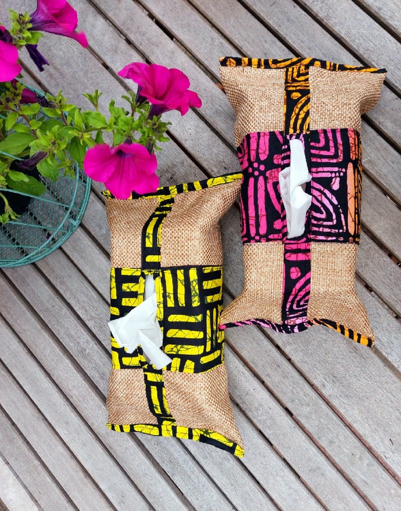 Tissue Box Cover, African Print Tissue Box Holder African Print ...