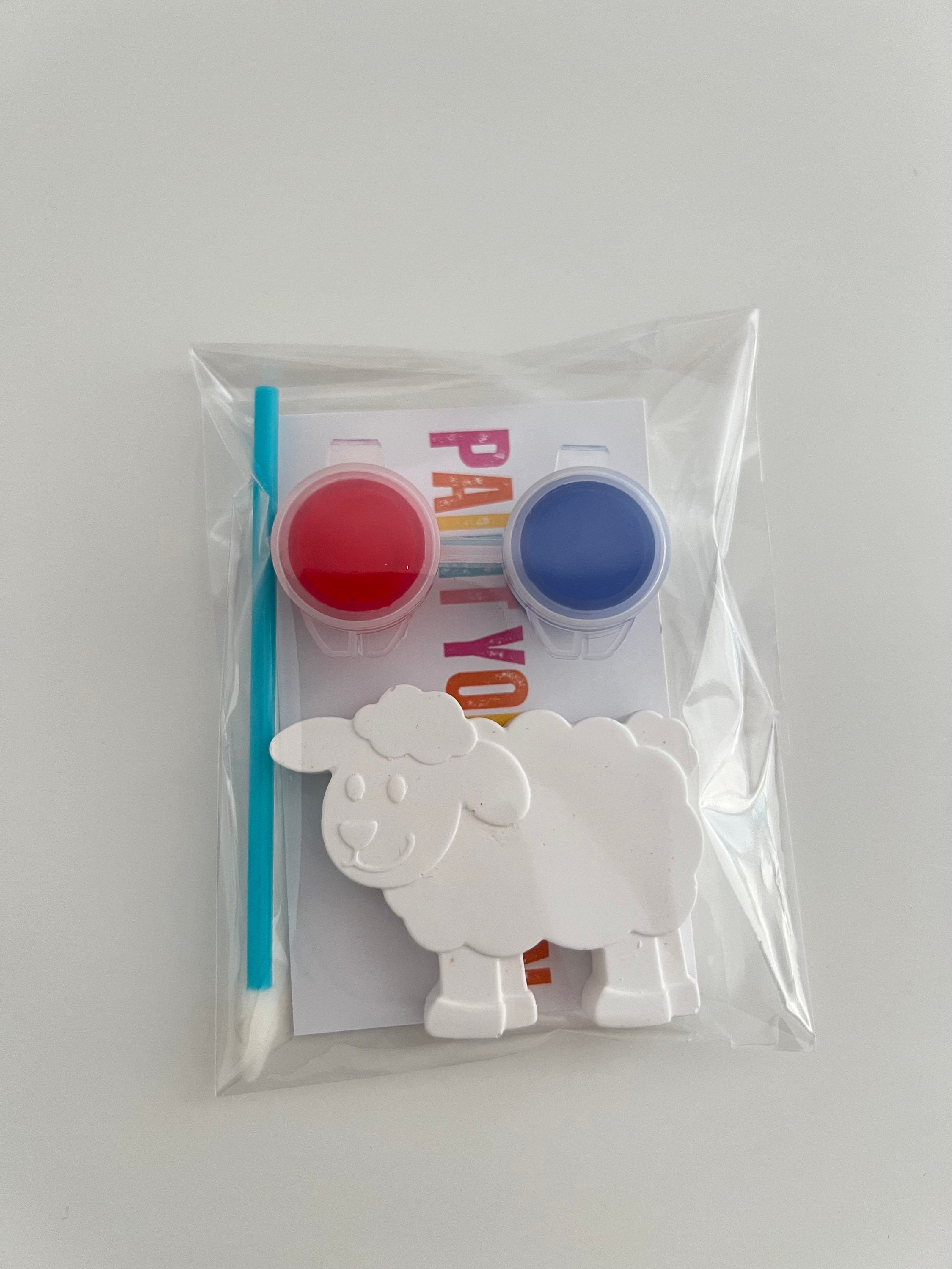 Farm Party Bags- Paint Your Own- Party Bags Fillers- Kids Birthday ...