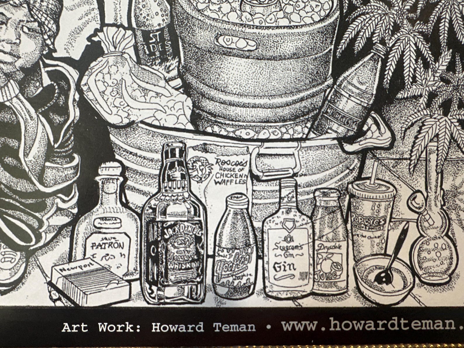 Rap Party A Drawing by Howard Teman, Rock N Roll Wall Art ,rap Wall Art ...