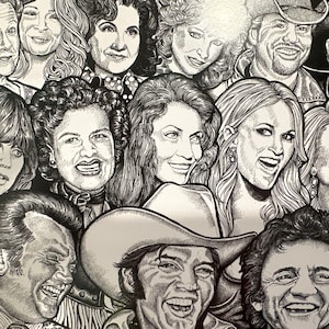 Country Jamboree" by Howard Teman, Country Music Wall Art,art,posters ...