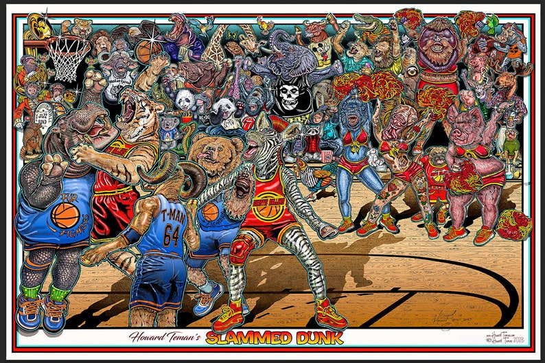 Slammed Dunk. My New Poster I Painted. It Took Over a Year to Draw and ...