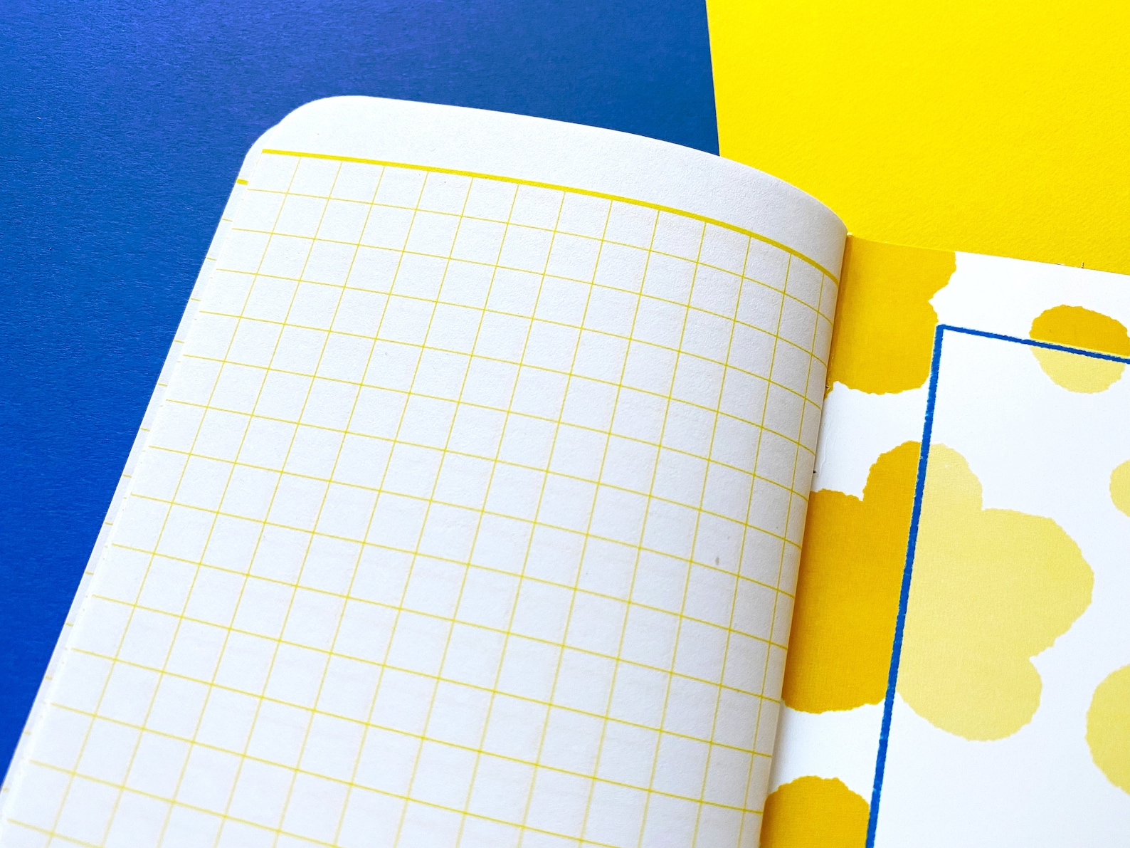 SET OF 3 colorful Handmade Mini Notebook Yellow Gridded - Etsy