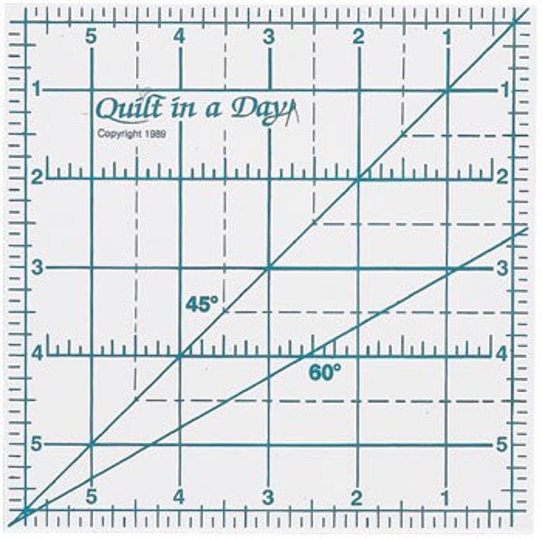 Quilt in a Day Ruler, 6”x6” Ruler, Quilting, Cutting Tool, Gift for ...