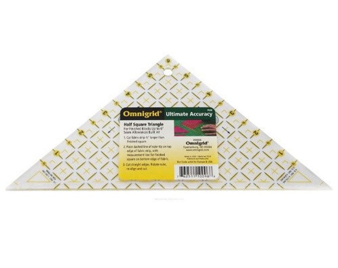 Omnigrid Half Square Triangle, HST Ruler, Quilting, Cutting Tool, Gift ...