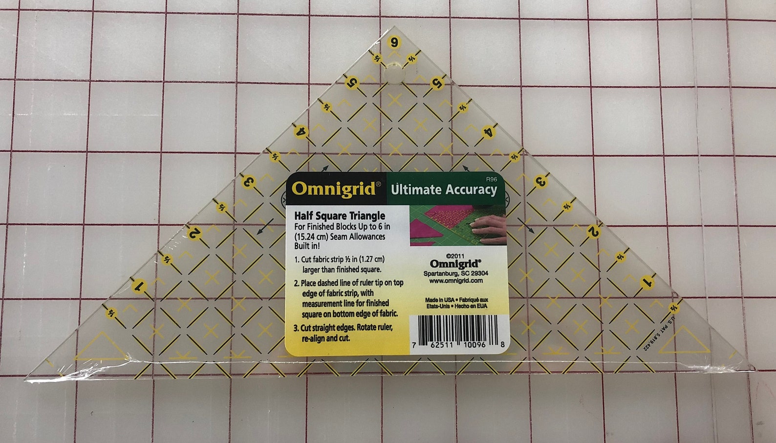 Omnigrid Half Square Triangle HST Ruler Quilting Cutting | Etsy