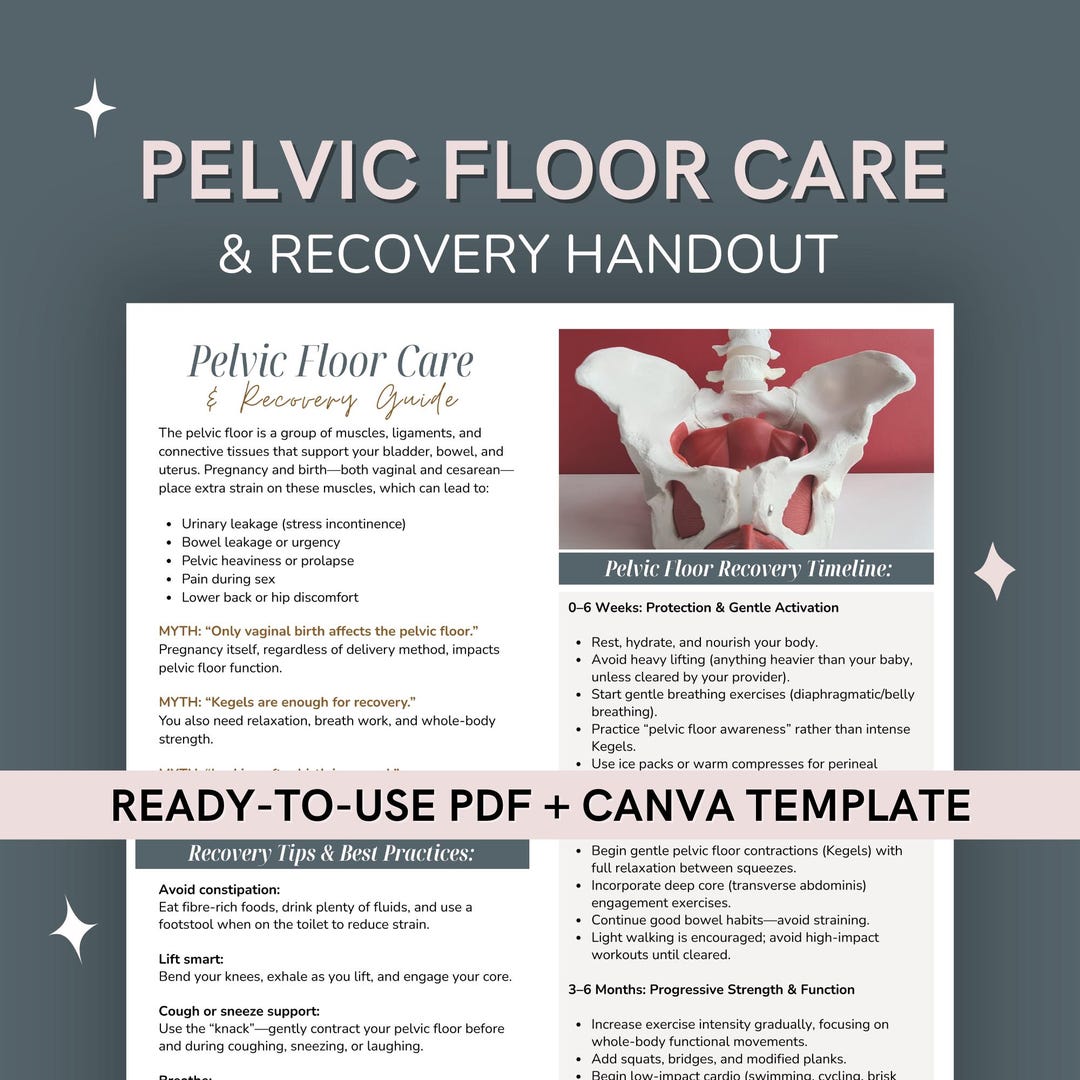 Postpartum Pelvic Floor Care Handout: Evidence-based Resource for ...