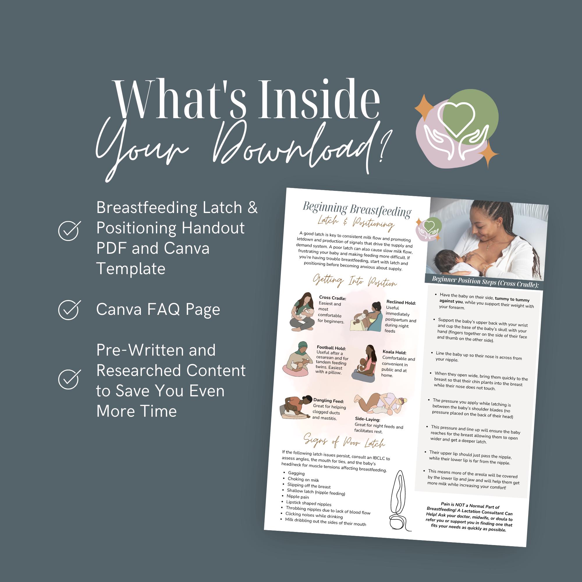 Breastfeeding Latch and Position Guide | Practical Feeding Support for ...
