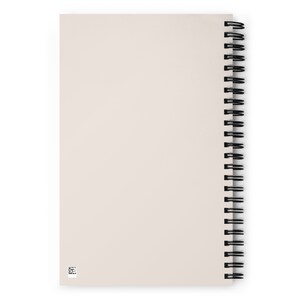 Fetal Positioning Chart Design Spiral Notebook White and Cream Hand ...