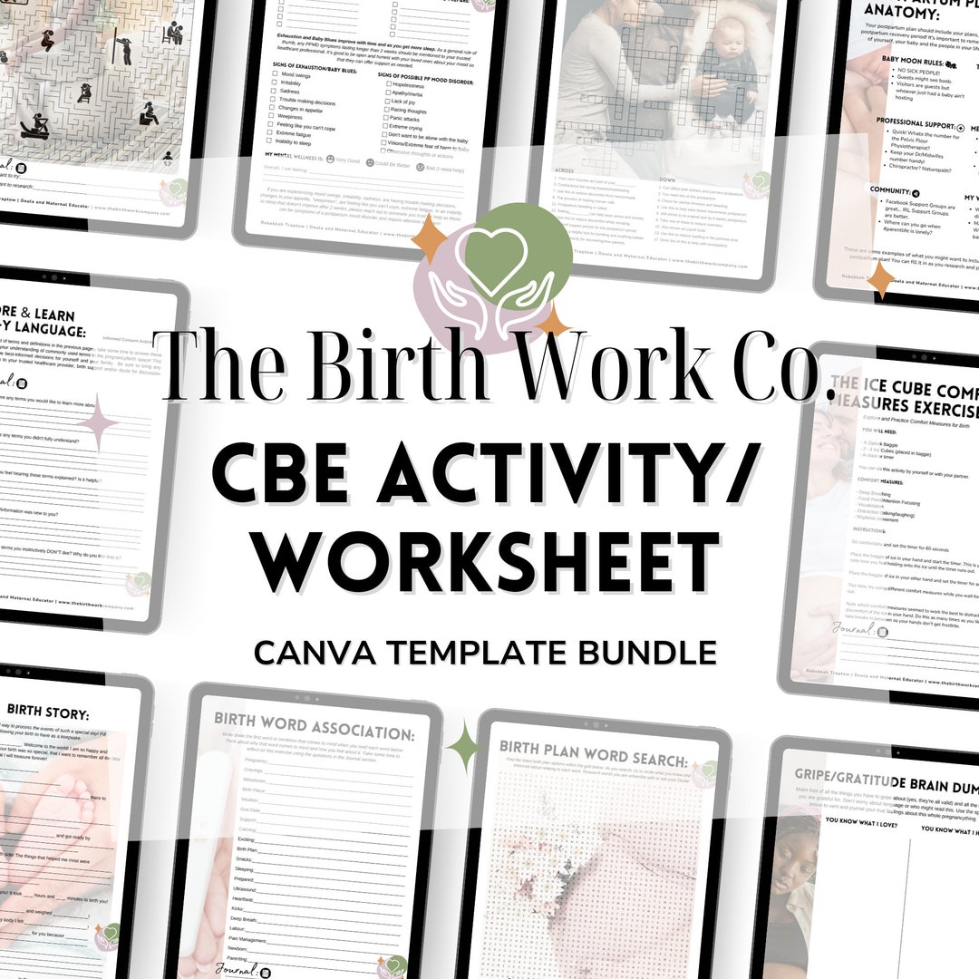Childbirth Education Class Worksheets | Printable Birth Class Handouts ...