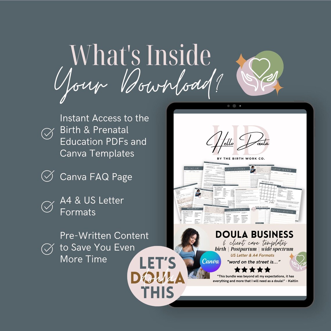 Birth Education Handouts & Prenatal Meeting Outlines Bundle - Etsy