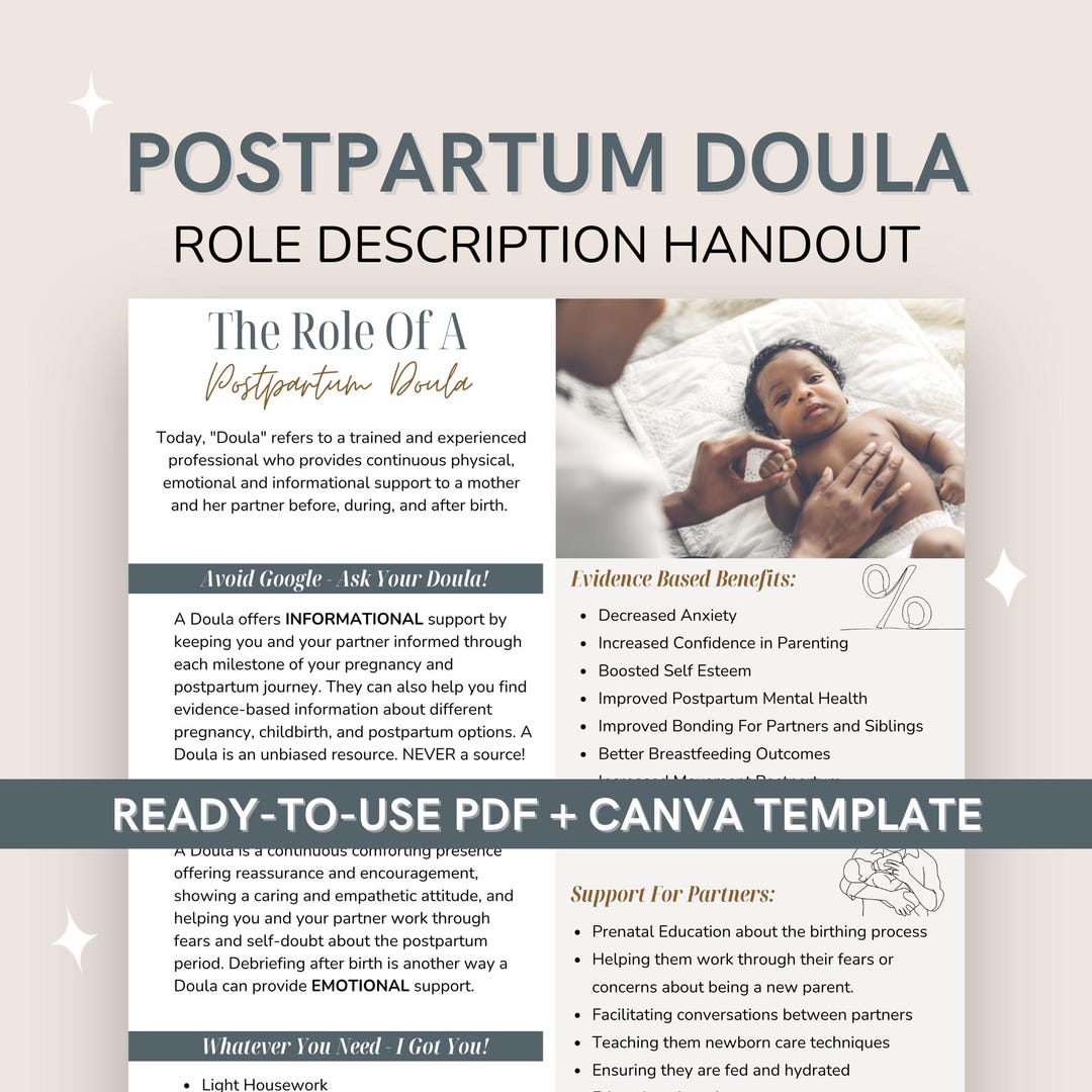 Postpartum Doula Role Description | Clear Overview of Postpartum ...